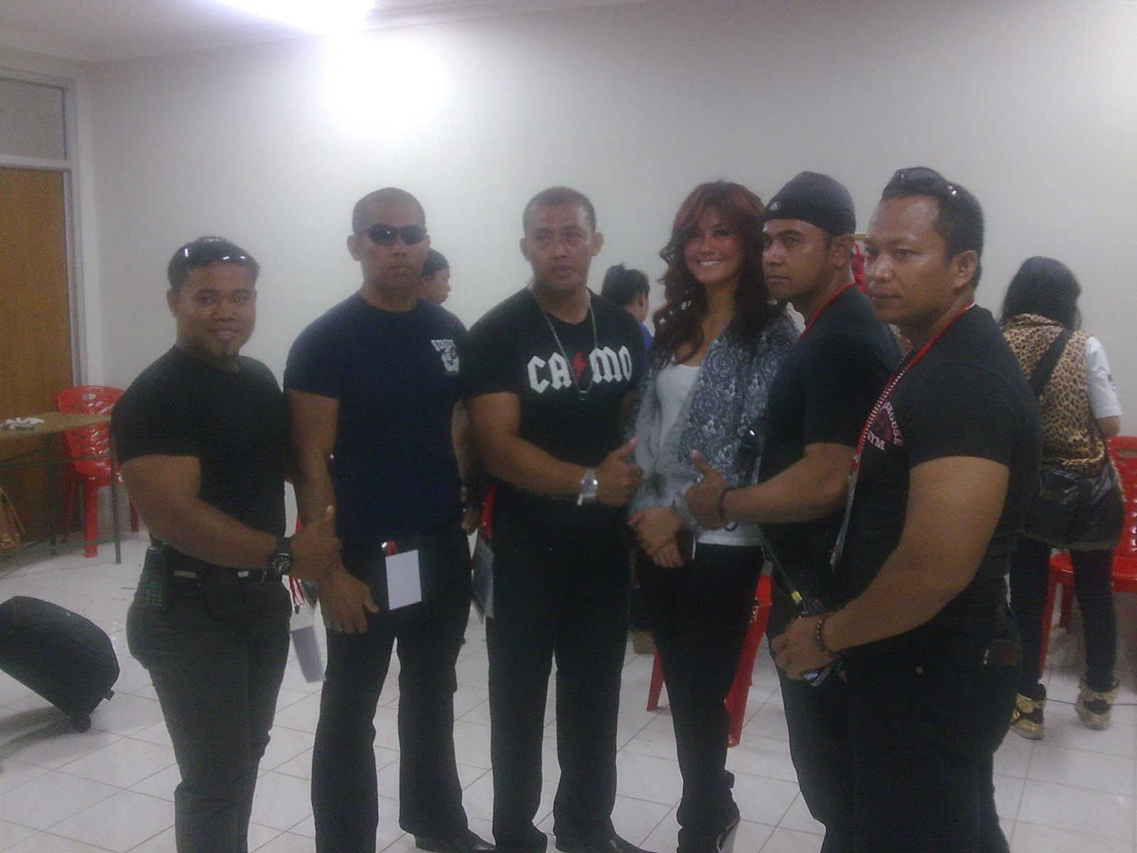 Sriwijaya Barbell Club Palembang: Bodyguard Team SbcDagi With Agnes Monica