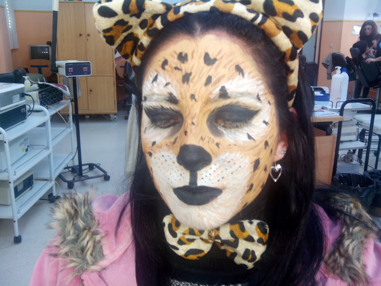 MELISA MAKE UP: Maquillaje de fauna completo, leopardo