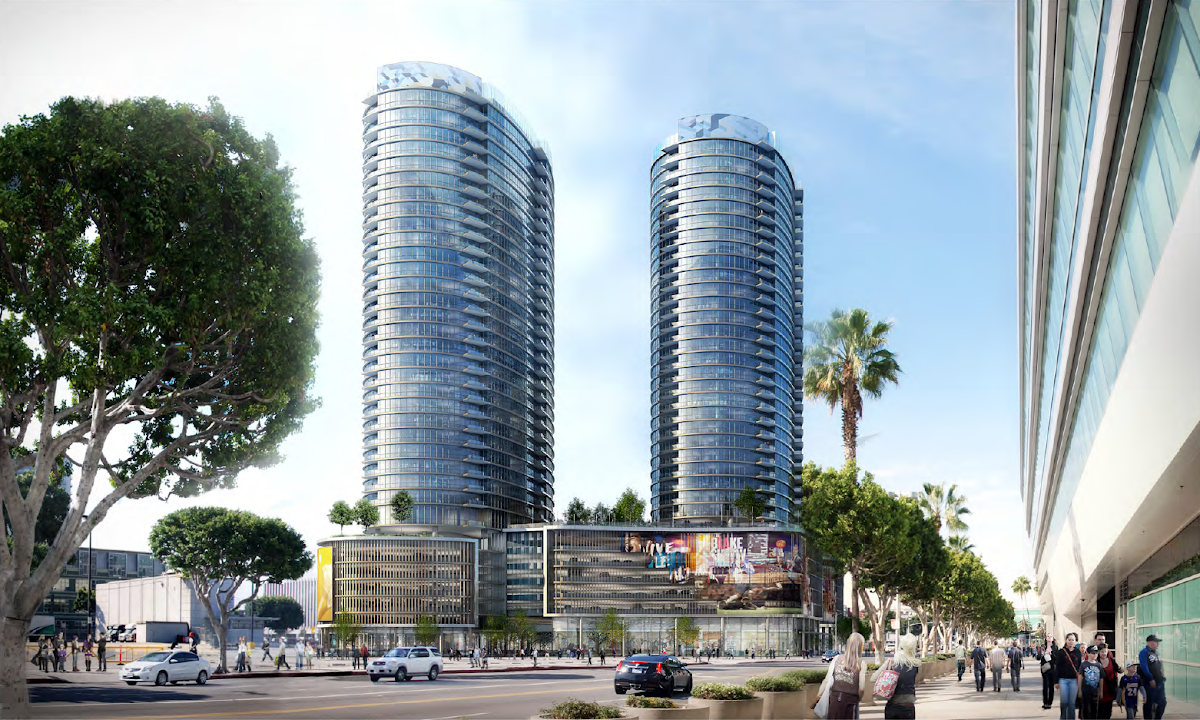 LOS ANGELES | Fig South - Circa Towers | 122m x 2 | 400ft x 2 | 36 fl x ...