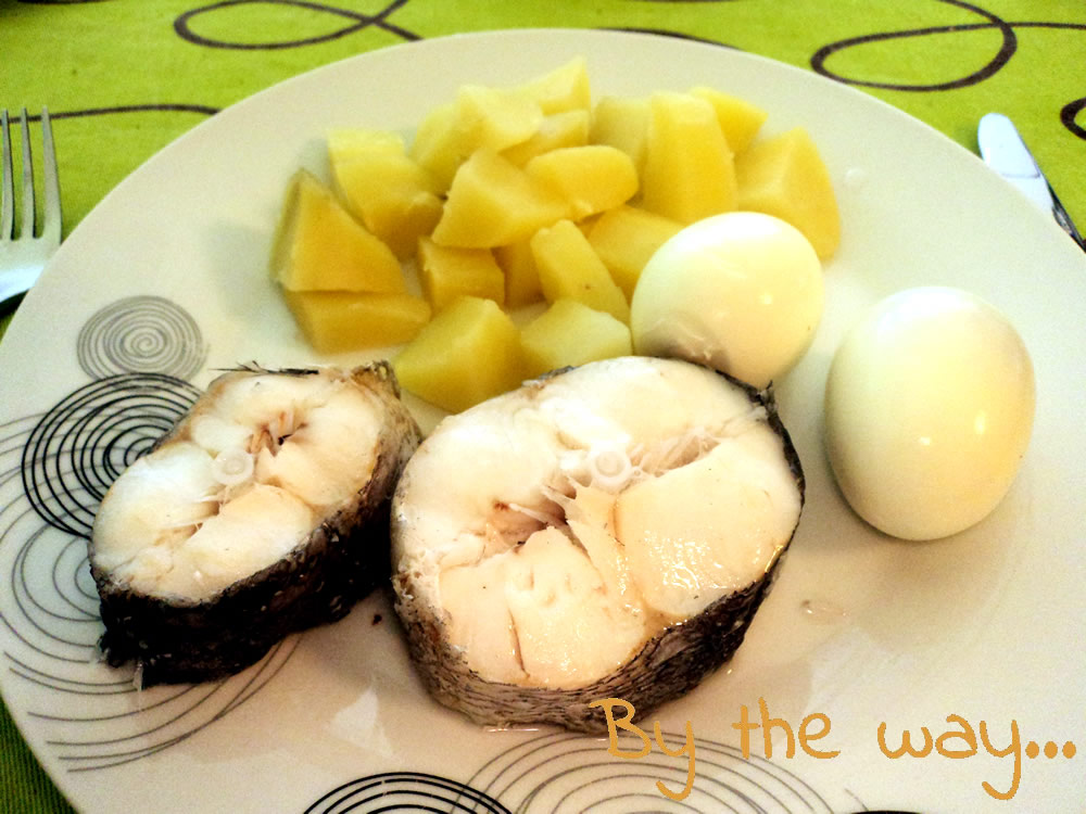 The Blog By the way...: Pescada cozida