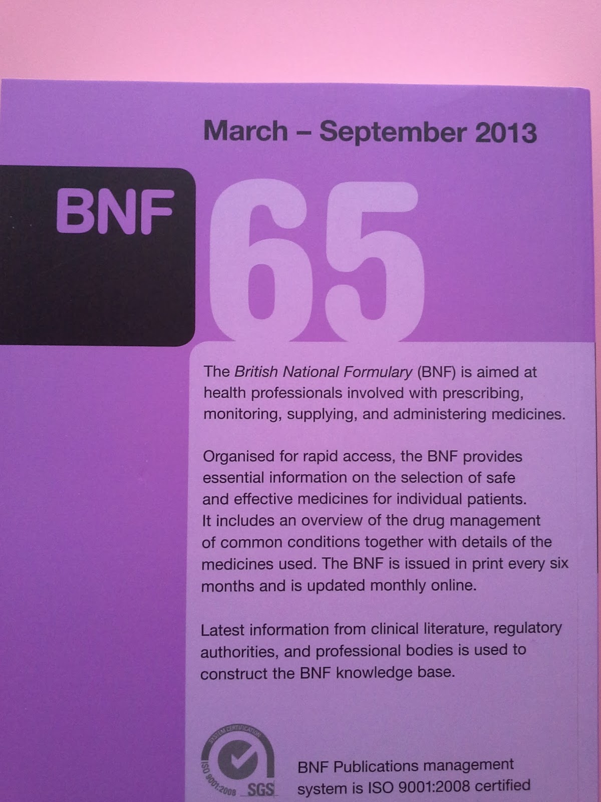 Bukumedik Blogspot (Medical Books Online Shoppe): BNF 65 (March ...
