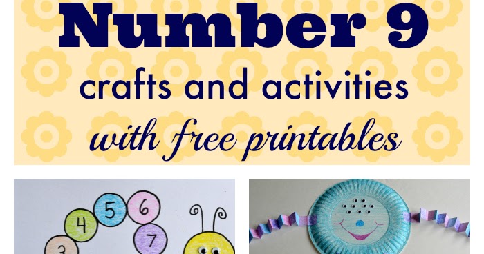 East Coast Mommy: Number Crafts {Number NINE}... Monster and ...