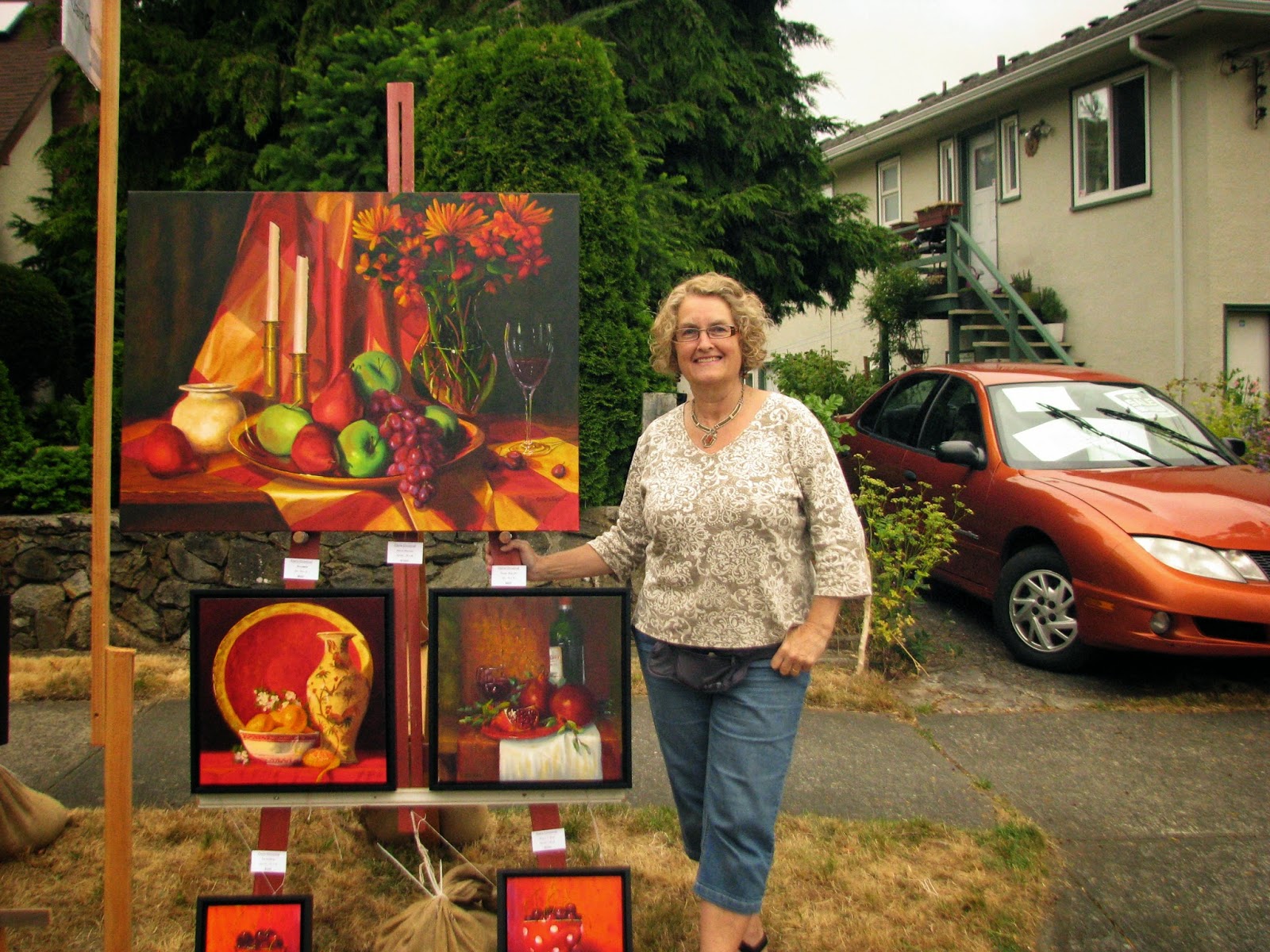 Claire Christinel Art: TD Art Gallery Paint-In