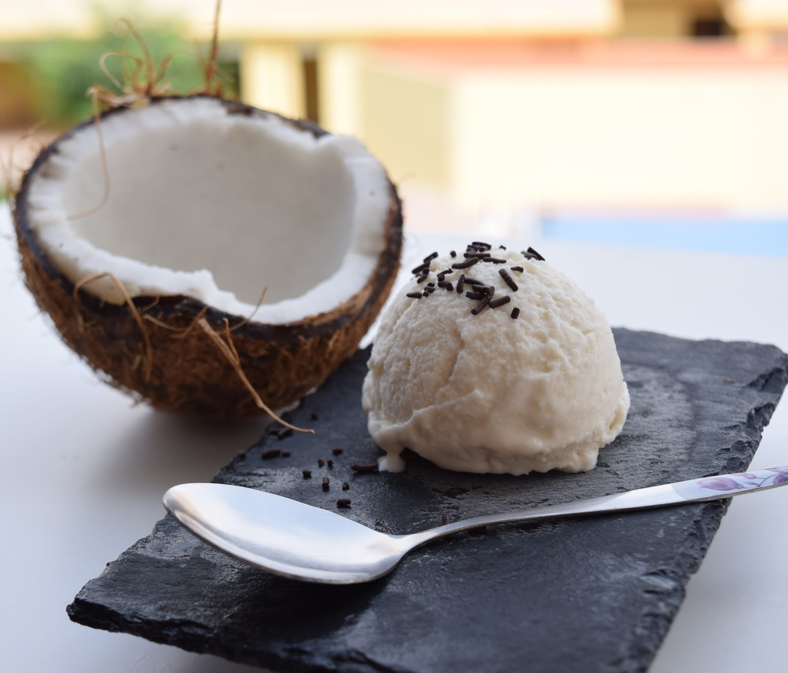 Helado de coco