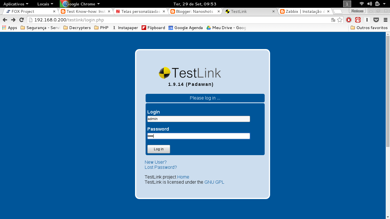 Instalando TestLink, um gerenciador de Testes para qualidade de ...