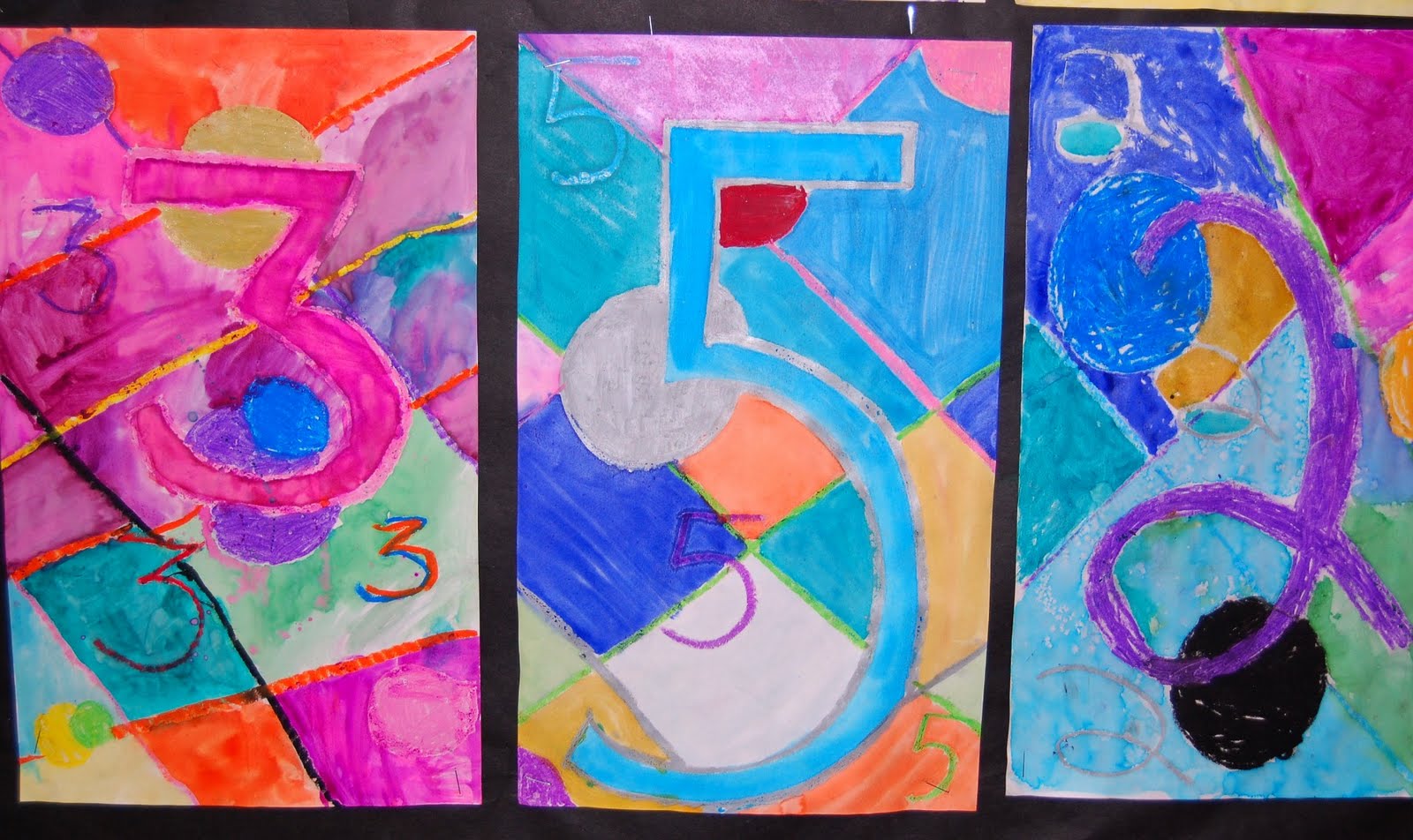 Mrs. Art Teacher!: The figure 5 in gold