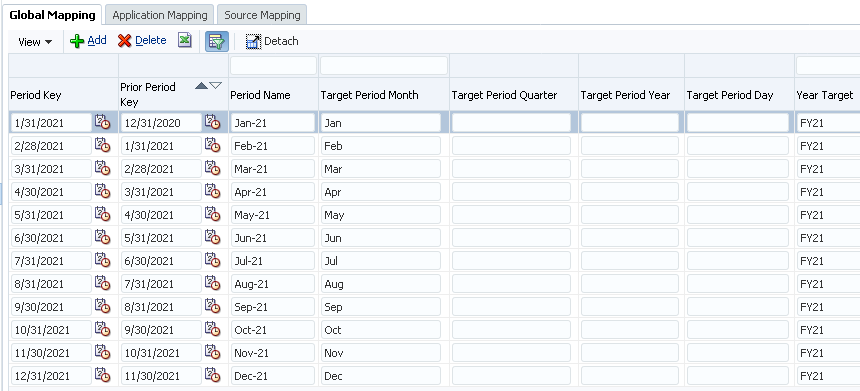 More to life...: FDMEE/Data Management - Managing period mappings - Part 2