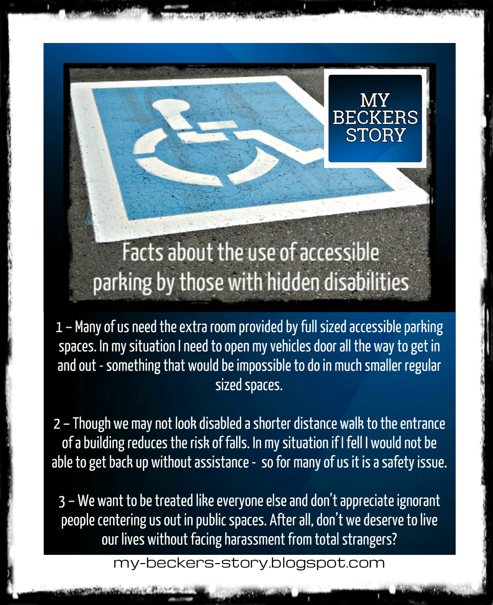 My Beckers Story A Closer Look At Accessible Parking The Harassment my-beckers-story-a-closer-look-at-accessible-parking-the-harassment