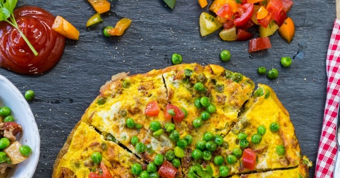 Filipino Torta (Omelet with Potatoes and Ground Meat)