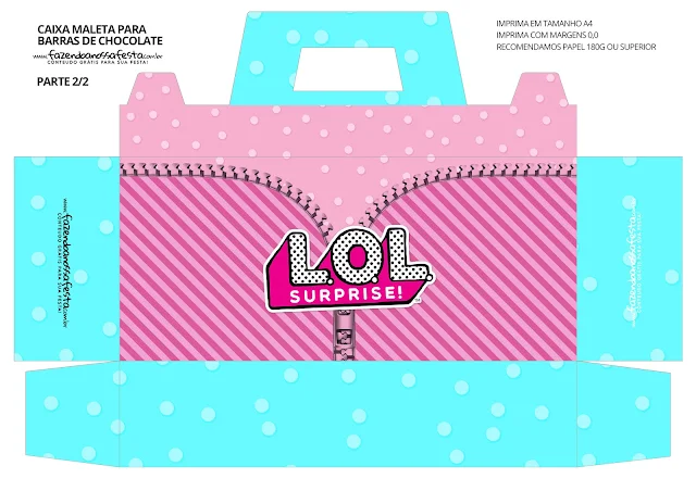 LOL Surprise Free Printable Suitcase Box. - Oh My Fiesta! in english