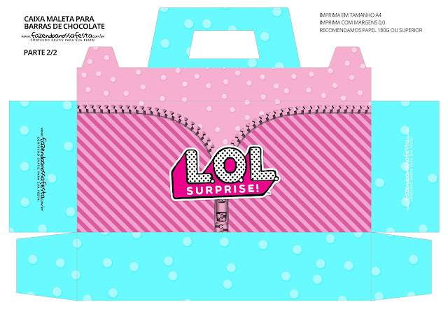 LOL Surprise Free Printable Suitcase Box. - Oh My Fiesta! in english