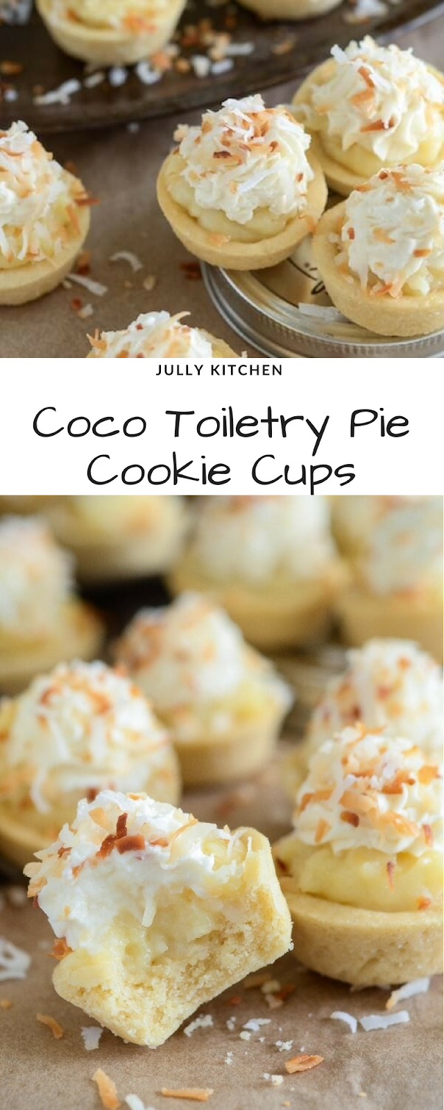 If you are a coconut pie lover, you moldiness try these!