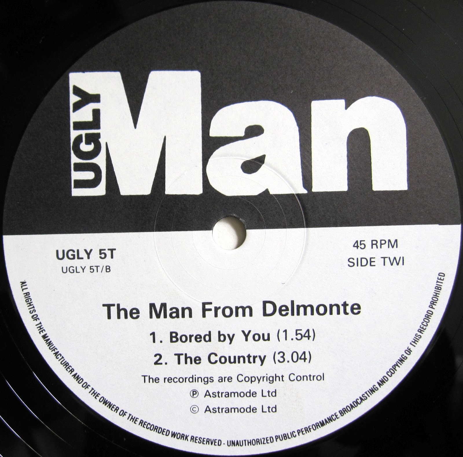 From A Northern Place: The Man From Delmonte - Water In My Eyes (12")