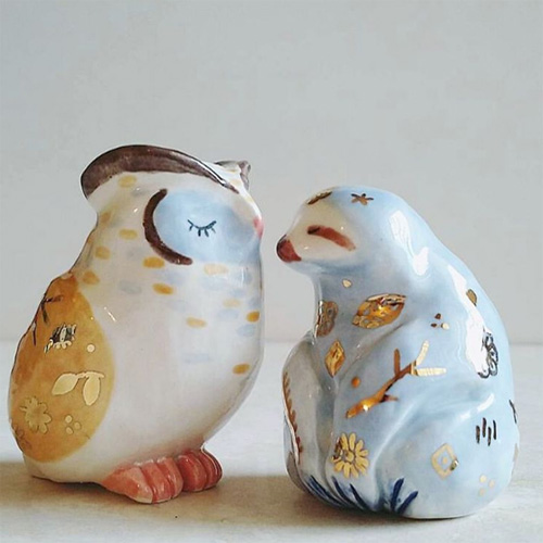 My Owl Barn: Ceramic Animals Less Than Two Inches Tall by Small Wild