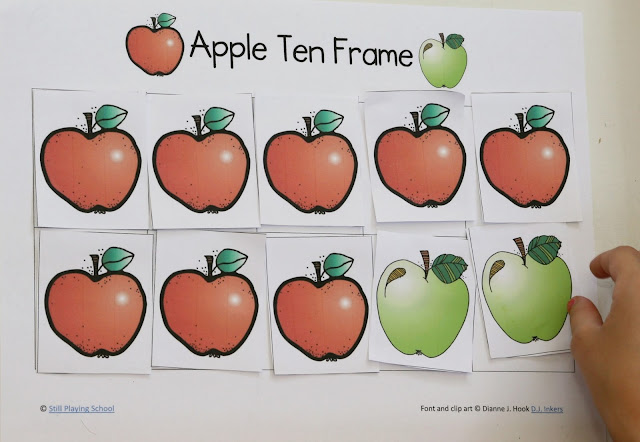 Apple Ten Frames | Still Playing School