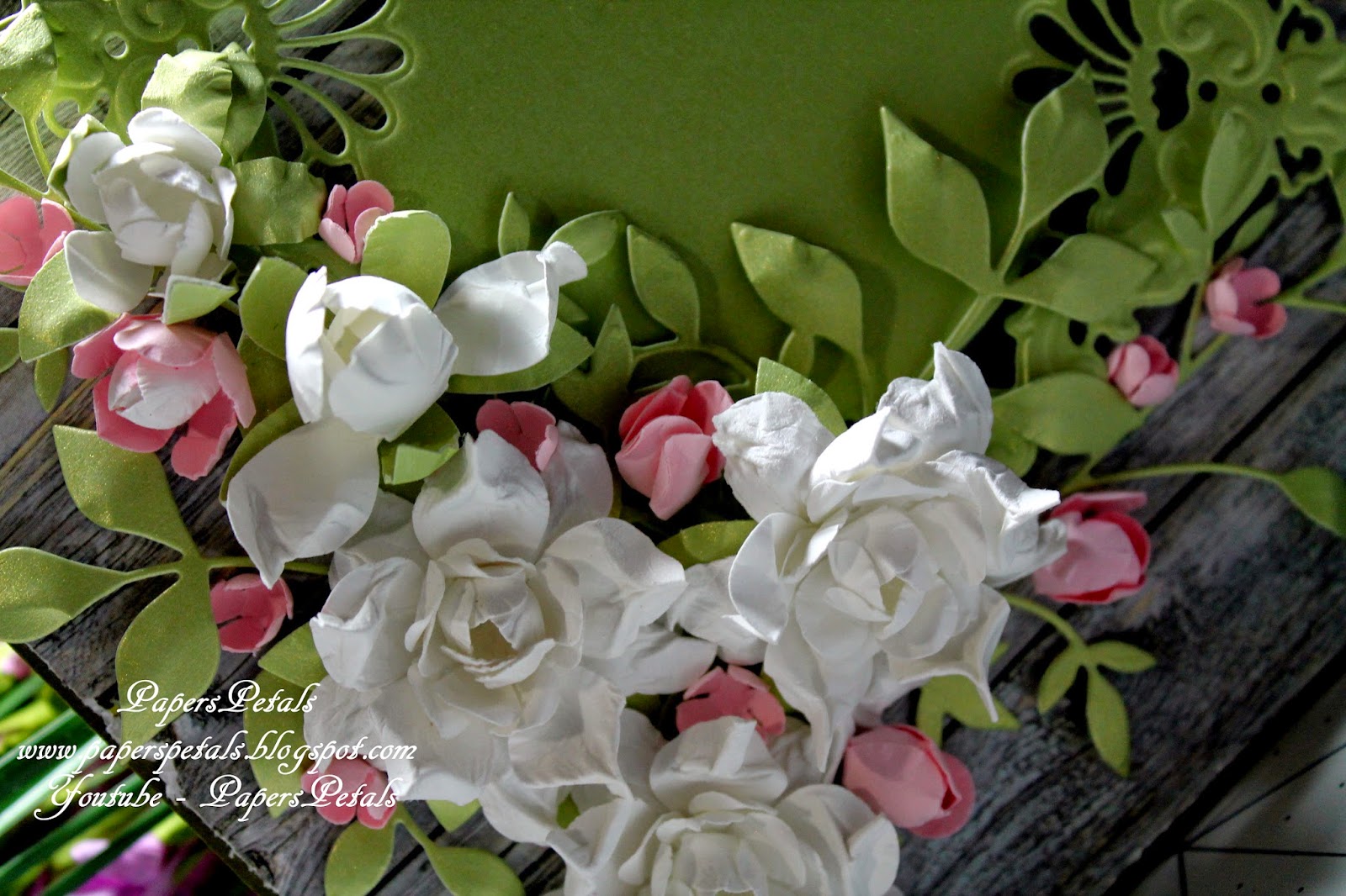 PapersPetals: Gorgeous Gardenia Tutorial
