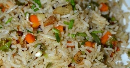 Vaniensamayalarai: Fried Potato Rice / Potato Fried Rice Recipe