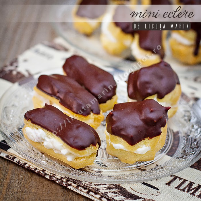 Din bucătăria mea: Mini eclere