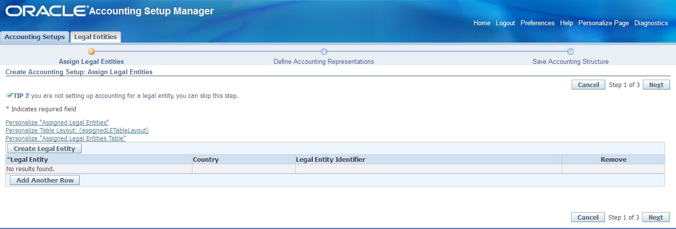 oracle concepts for you: Accounting setup in Oracle General Ledger - R12