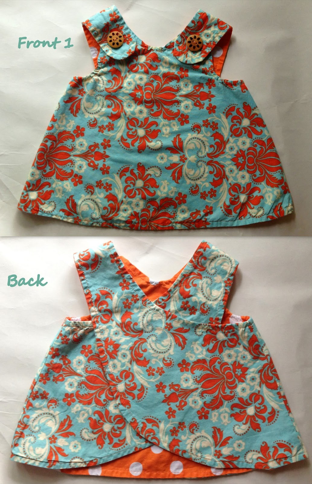 TurtleCraftyGirl: Crossover Pinafore Dress and Barefoot Sandals