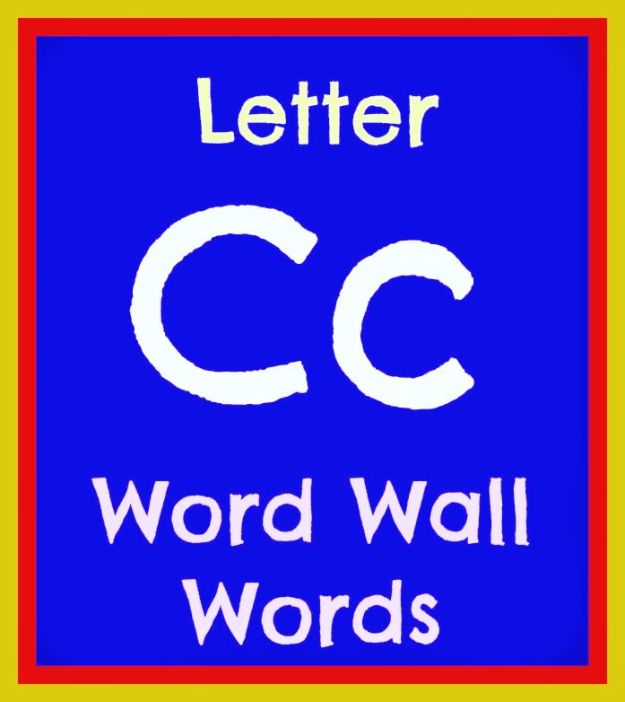 Practicing Preschool: Word Wall Words Part I: A-E