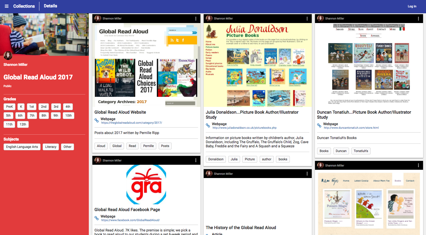 The Library Voice: A Collection For Global Read Aloud 2017