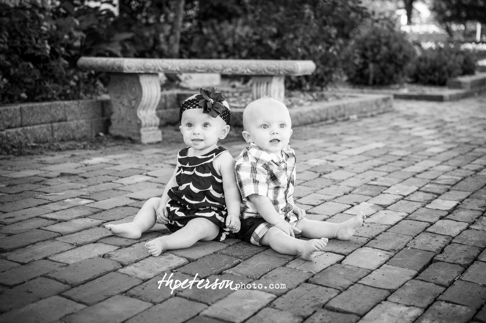 Camden and Cadence - 9 Month Baby Session - First Year Baby Plan ...