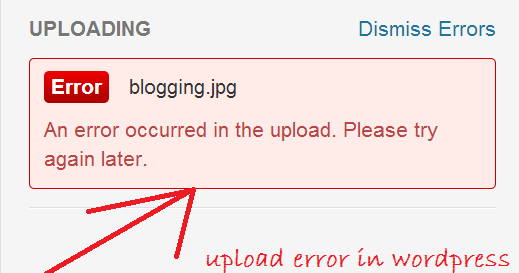 Wordpress 3.5 image upload error ~ Class of beginner