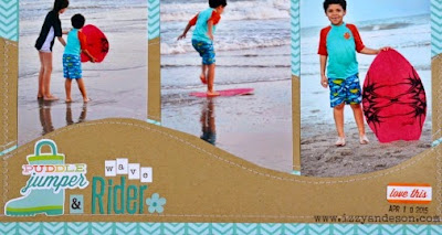 My Creative Scrapbook: A Summer Layout Tutorial by Izzy Anderson