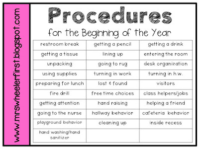Mrs. Wheeler's First Grade Tidbits: Classroom Management Series: Part 1