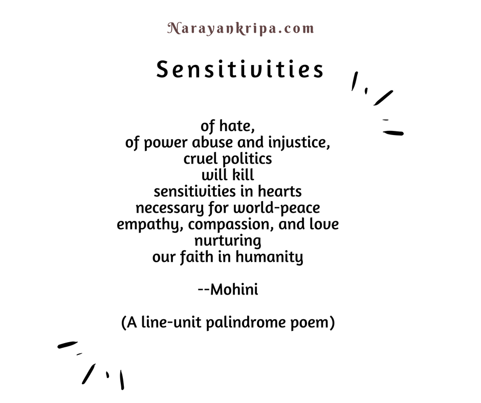 April Poetry Month Day 27 Poem: Sensitivities