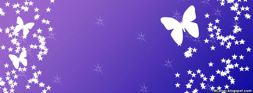 Girly Style Butterfly | FB Cover - Unique Covers For FB Timeline