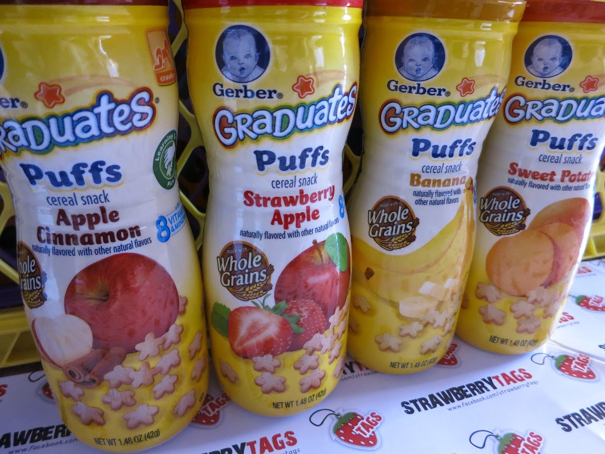 ~StrawBerry TaGs~: Baby Food: Gerber Graduates Puffs Cereal Snack (in 4 ...