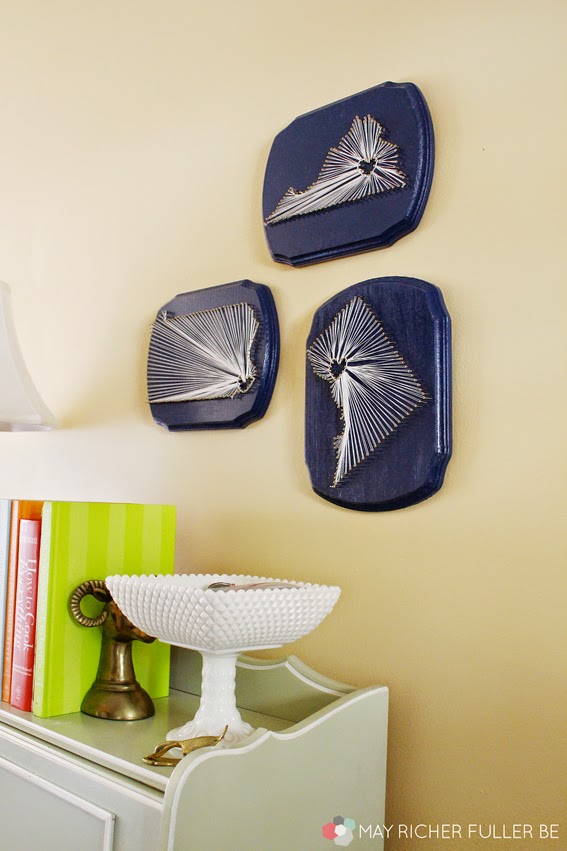 String Art in the Entryway & Kitchen