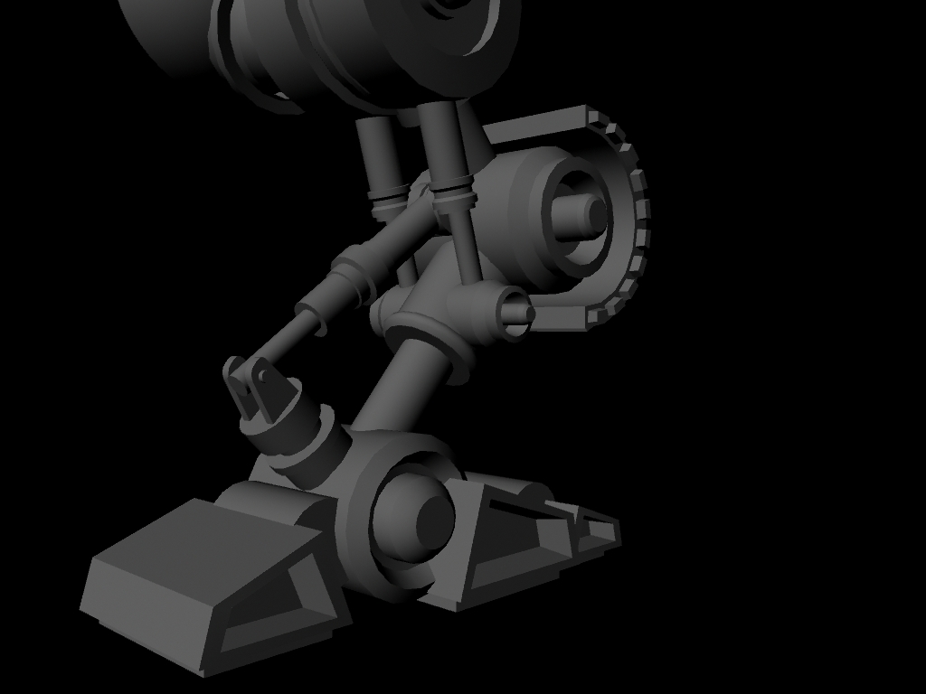 Daryl Marsh: Refined Maya polygon modelled Robot