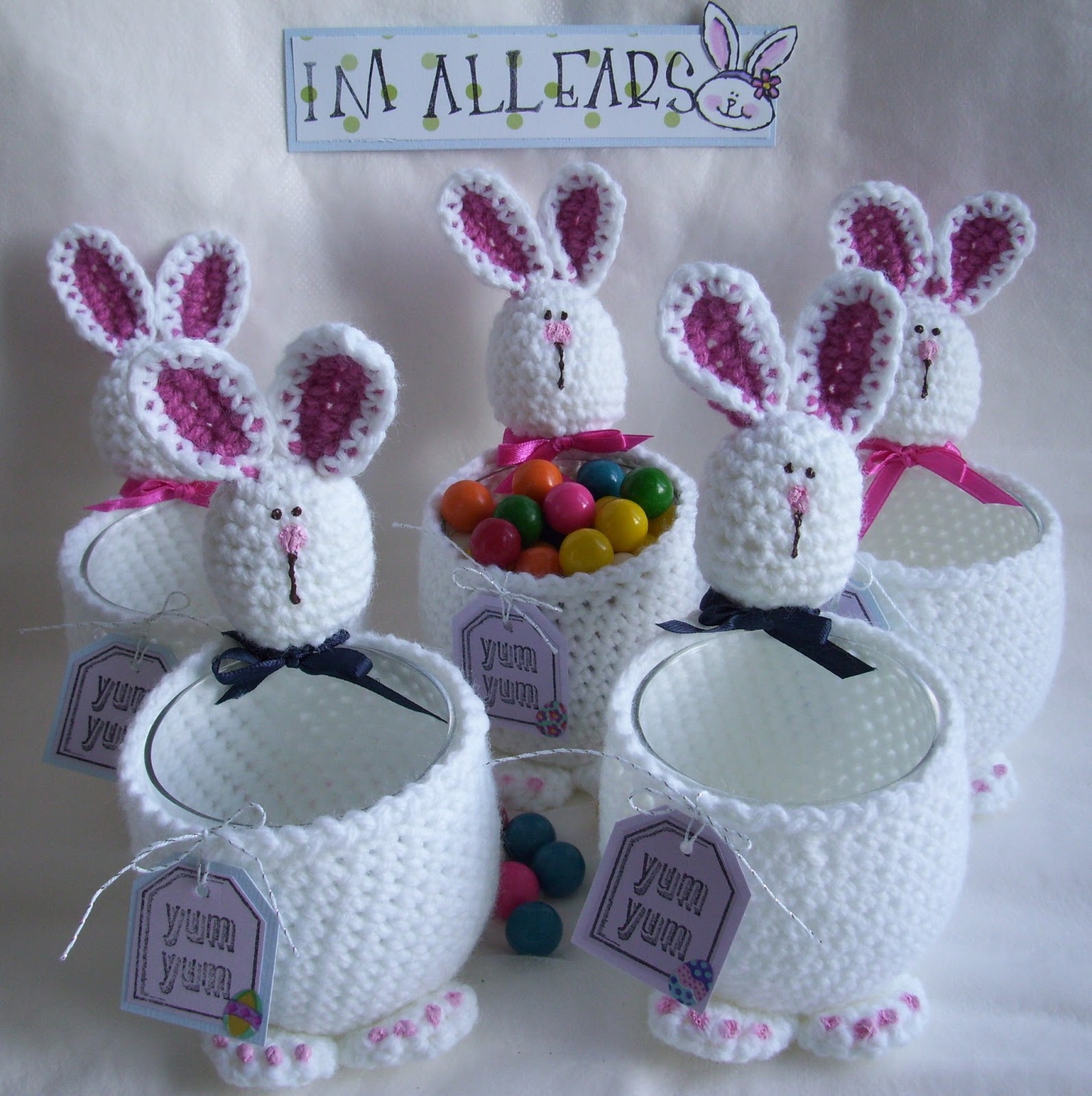 Fannysbuntewelt: Gehäkelter Oster - Türkranz | Häkeln | Pinterest