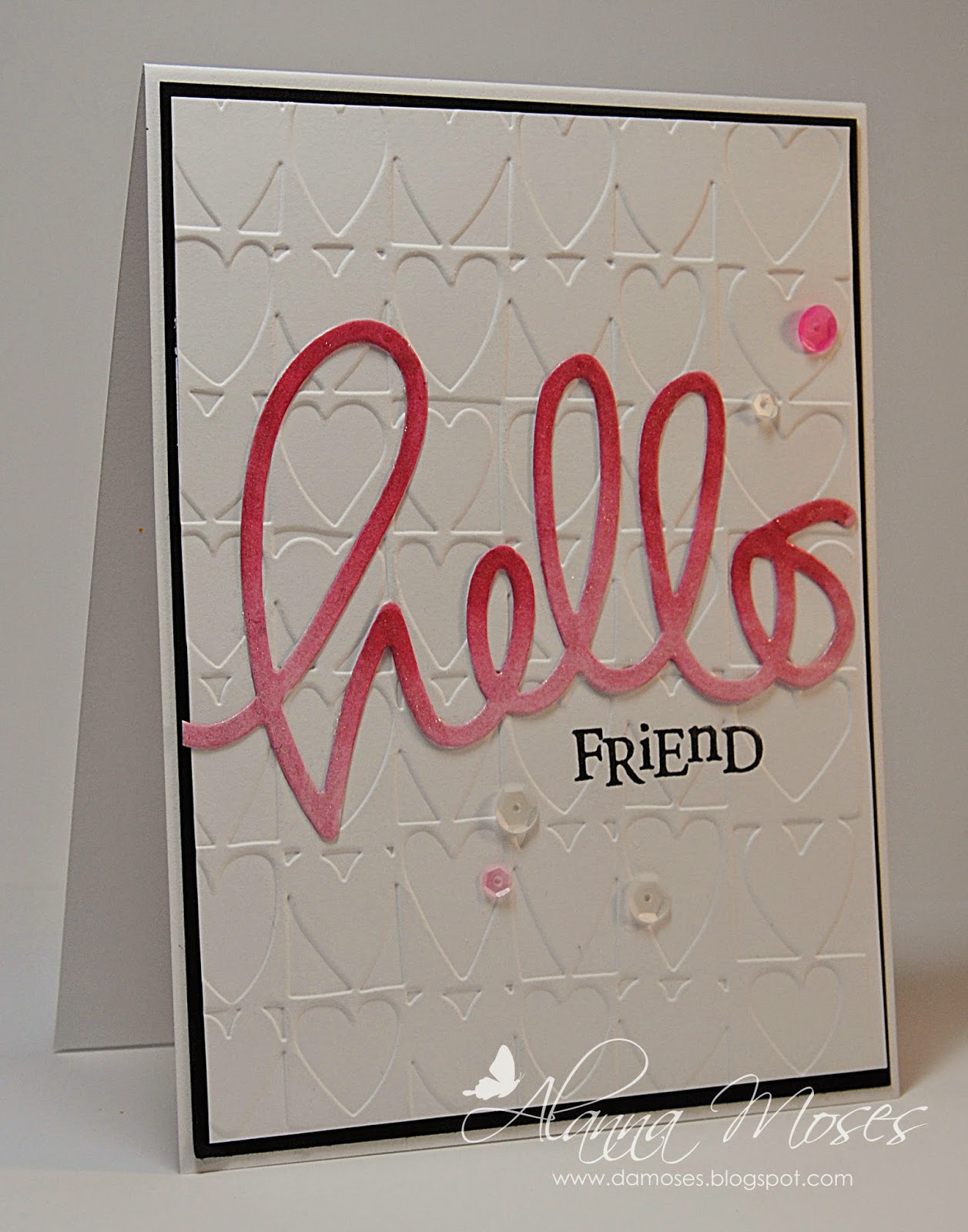 Hello Friend | Embellish Craft Love