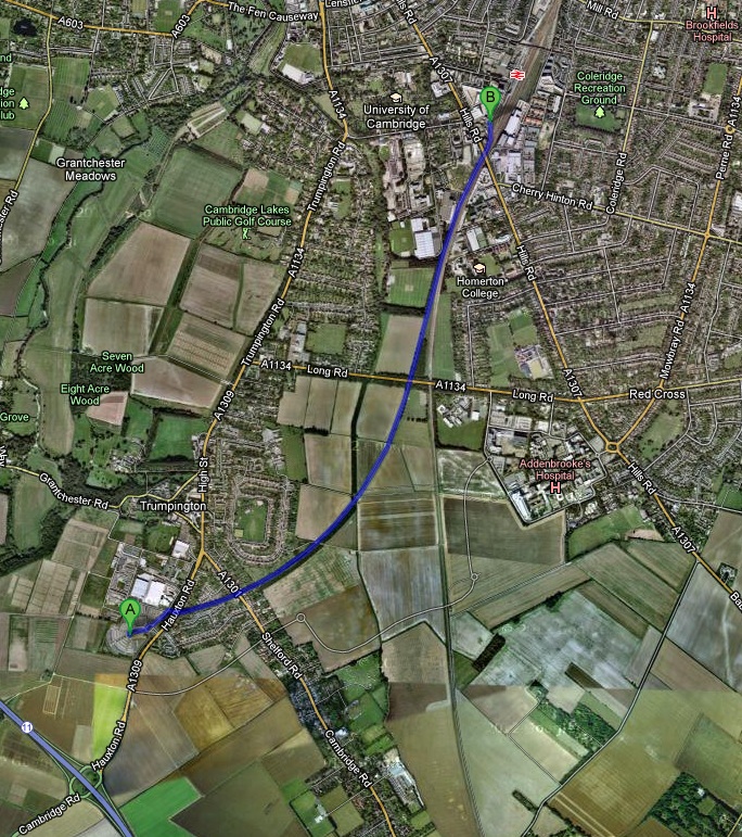 RadWagon: South Cambridge Guided Busway Cyclepath