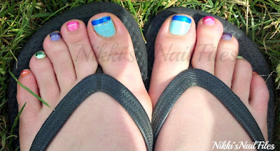 Toetally (not) Tuesday - Skittle Toes | Nikki'sNailFiles