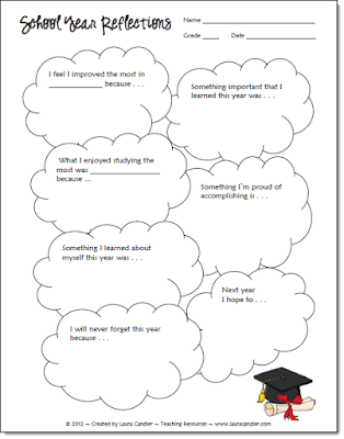 Corkboard Connections: Time for School Year Reflections