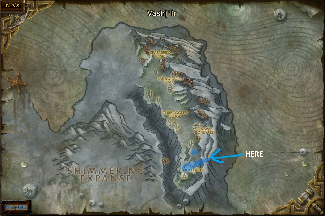 WoW Rare Spawns: Lady La-La