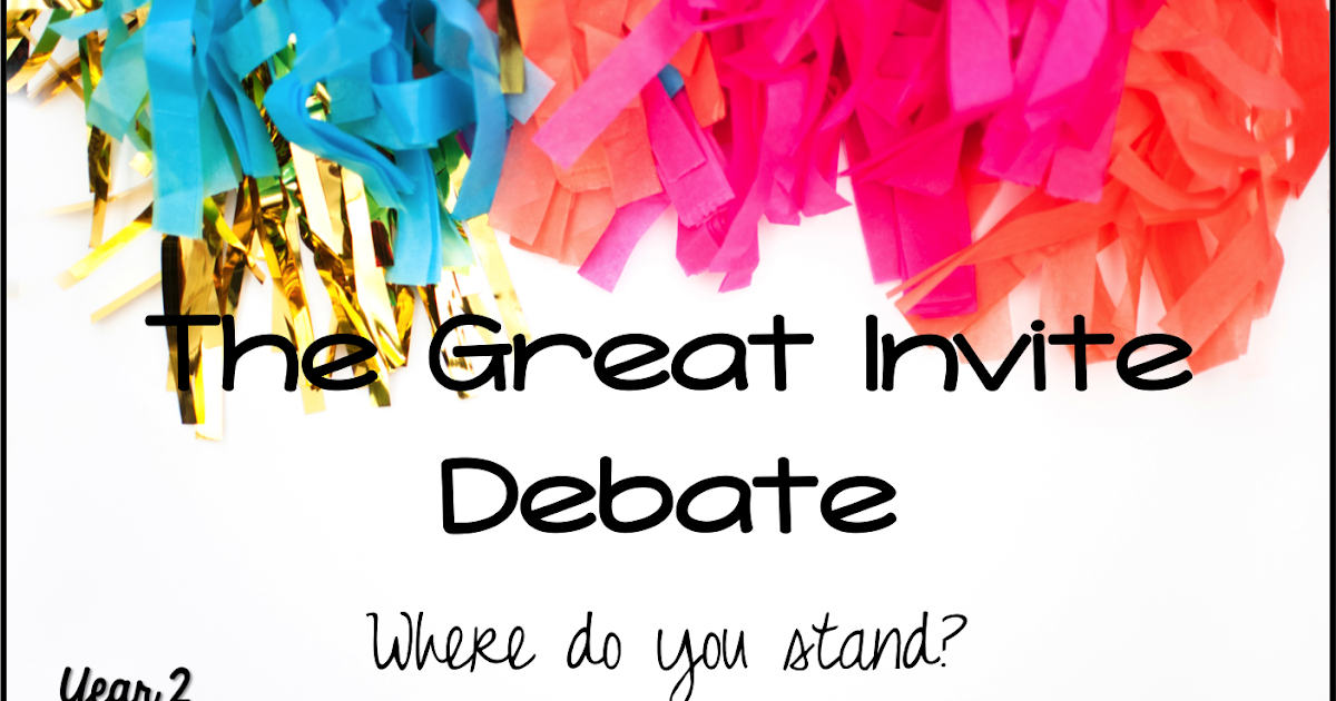 year2tastic: The Great Invite Debate