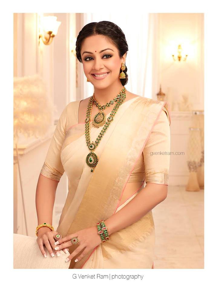 Jyothika Sarees Advertisement Photos Latest Photoshoot ~ Actress Rare Photo Gallery
