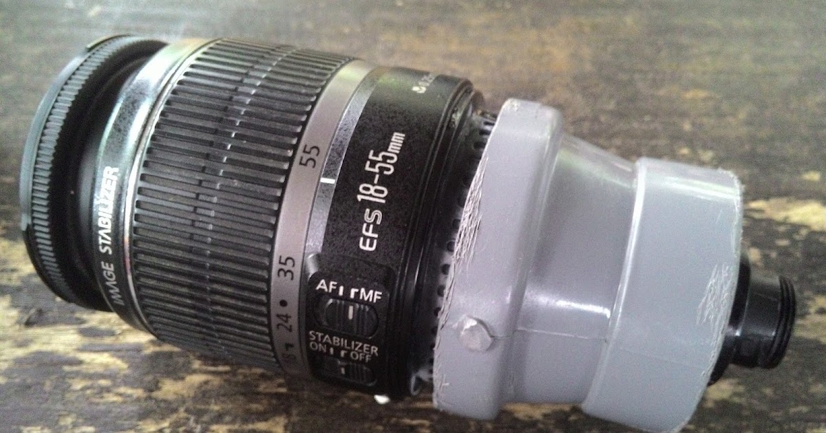 Cara Memasang Lensa SLR ke hp/Ponsel