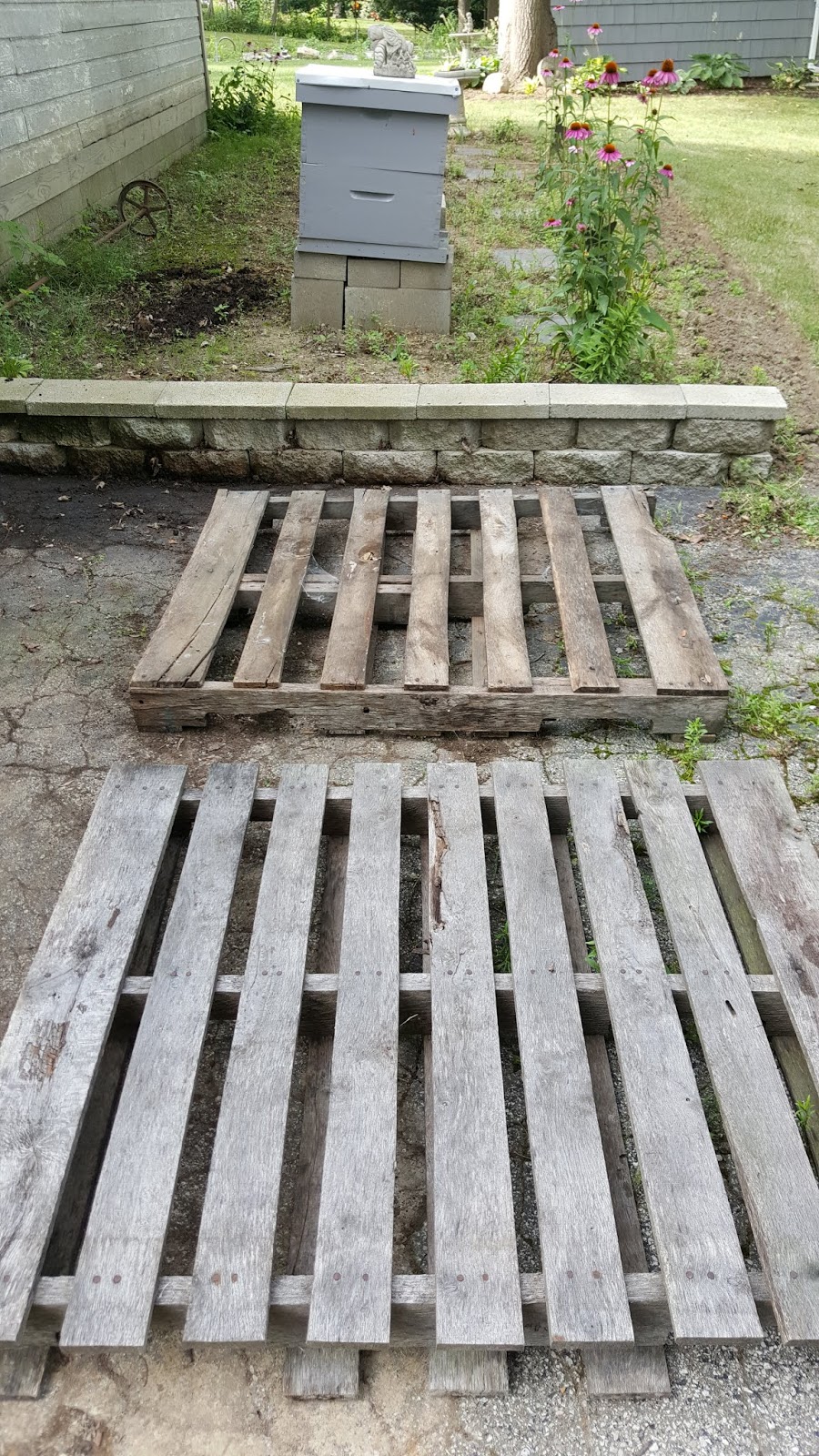 Gear Acres at Top of the Hill: Moving Pavers and Making a Lumber List