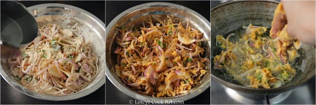 Onion Thool Pakoda ~ Lincy's Cook Art
