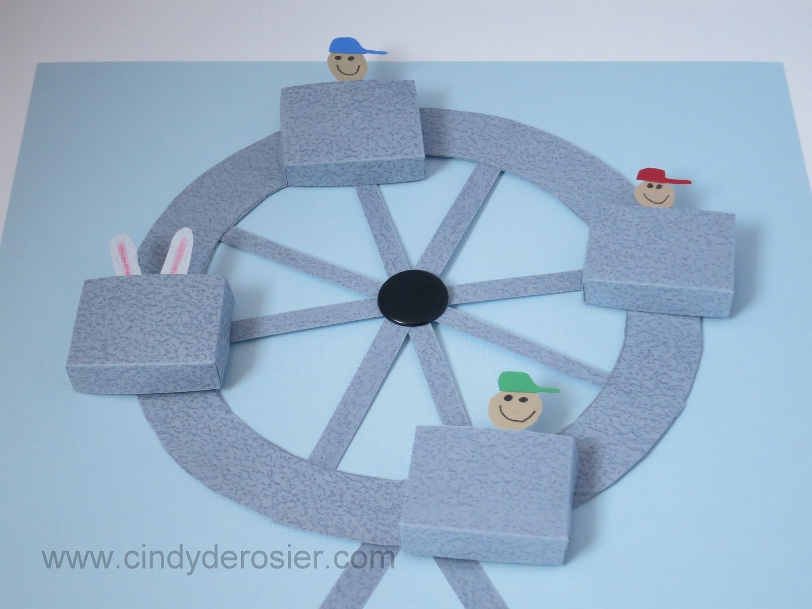 Cindy deRosier: My Creative Life: Project CAT - Challenge #7: Ferris Wheel