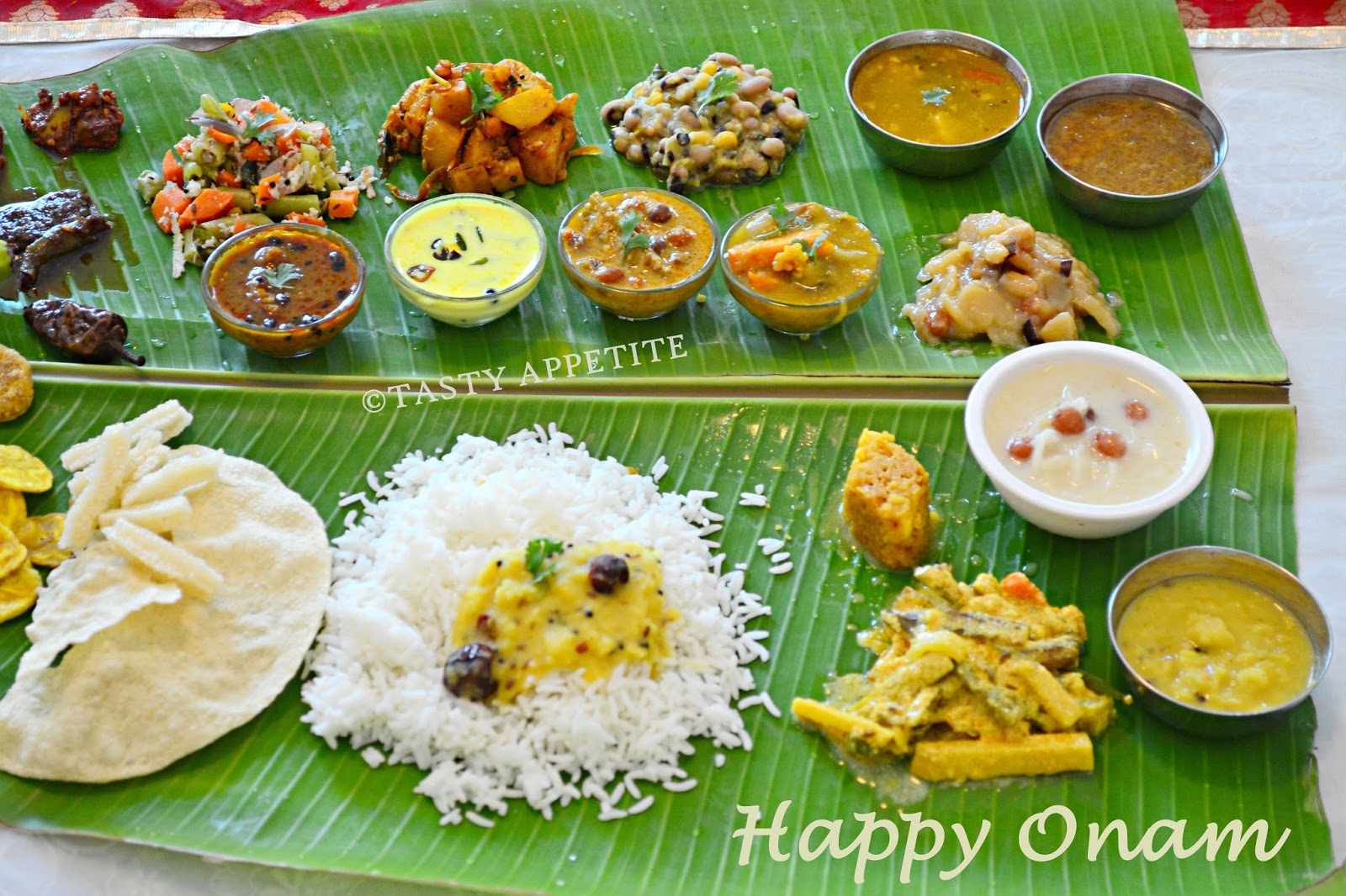 Happy Onam / Onam Sadya Recipes / Happy Onam Celebrations: