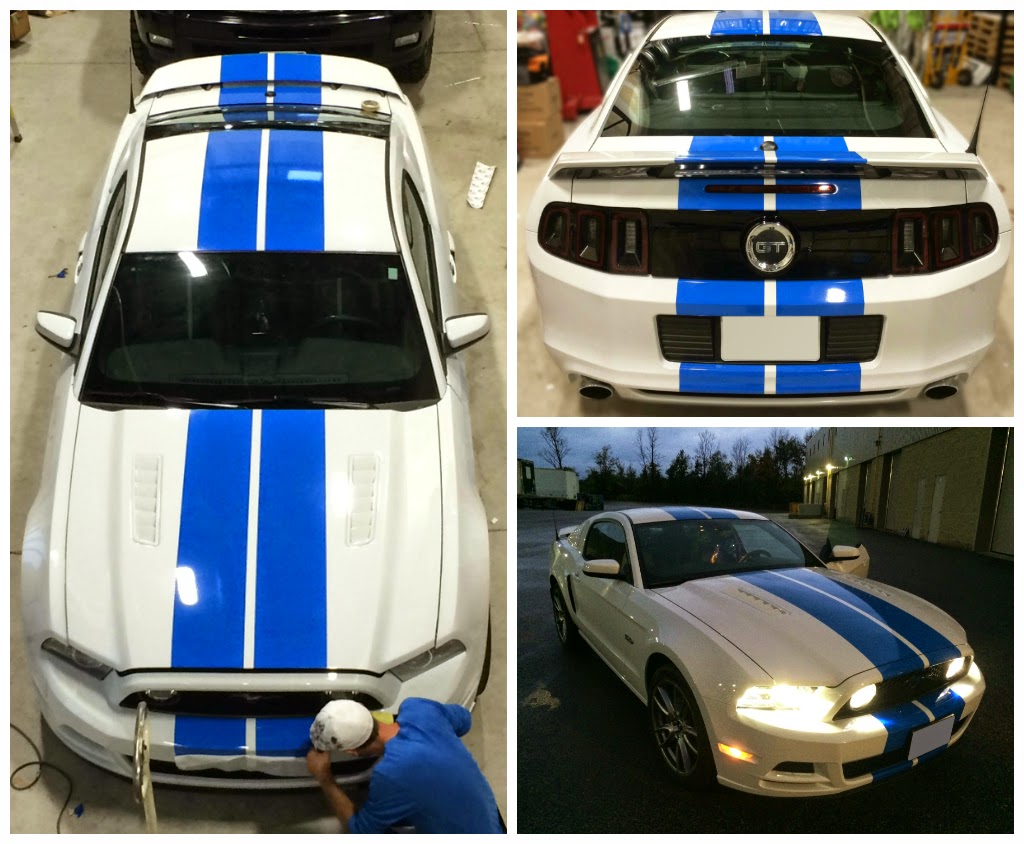 Custom Mustang Stripes - Eminent Custom Graphics inc.