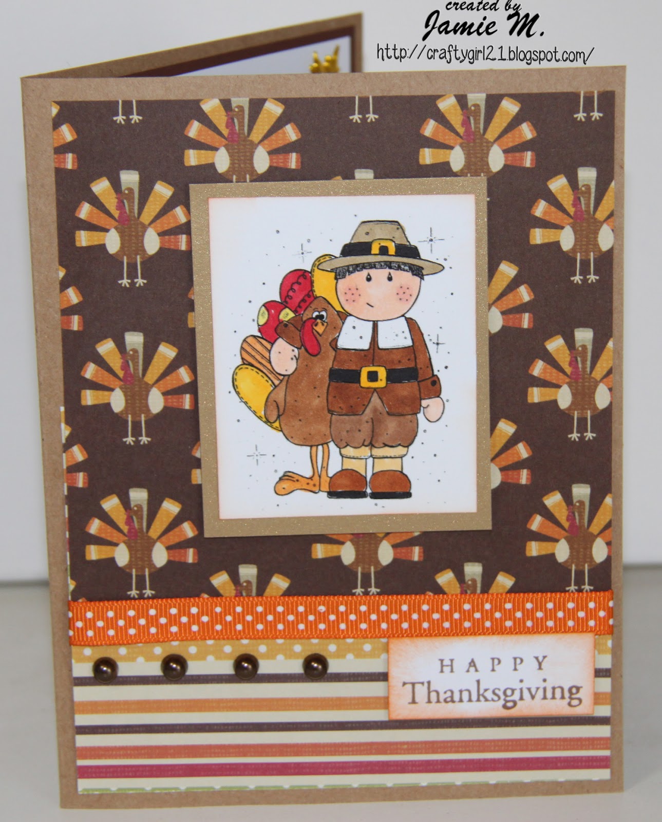 Crafty Girl 21!: TSB Pilgrim Thanksgiving